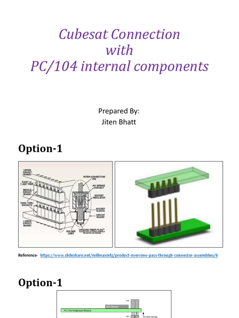 1 - Cubesat Connection With PC-104 PDF | PDF