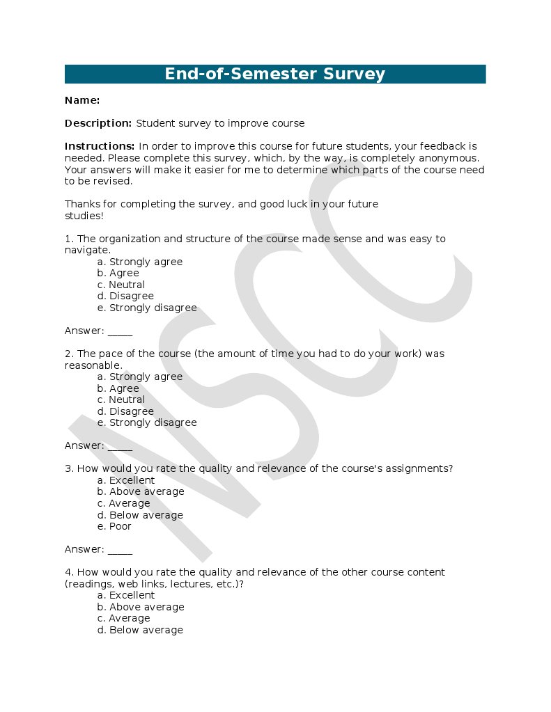 Survey | PDF