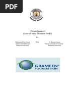 Grameen Bank - A Case Study | PDF | Grameen Bank | Loans
