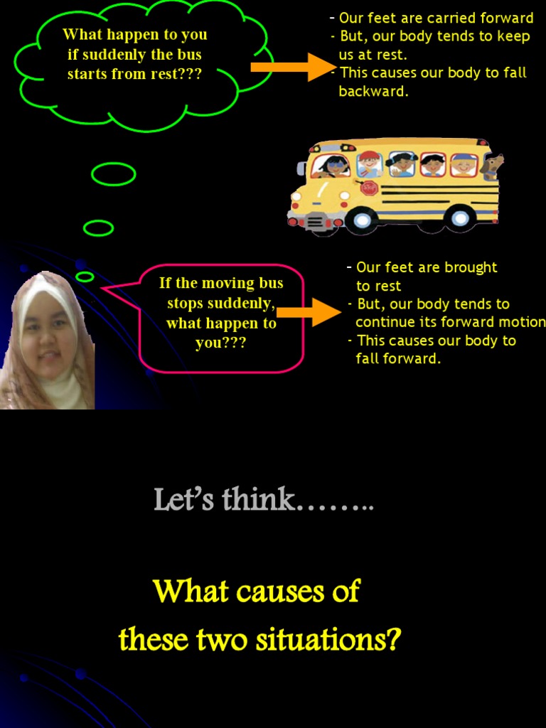 What Happen To You If Suddenly The Bus Starts From Rest??? | PDF