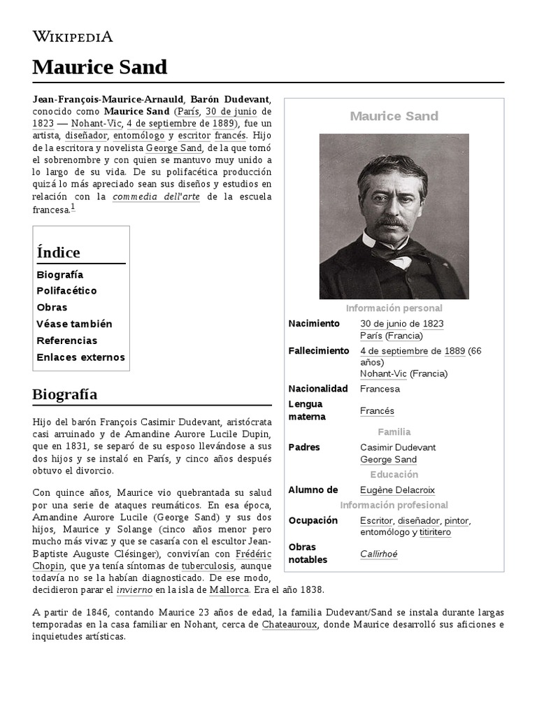Maurice Sand | PDF | Business