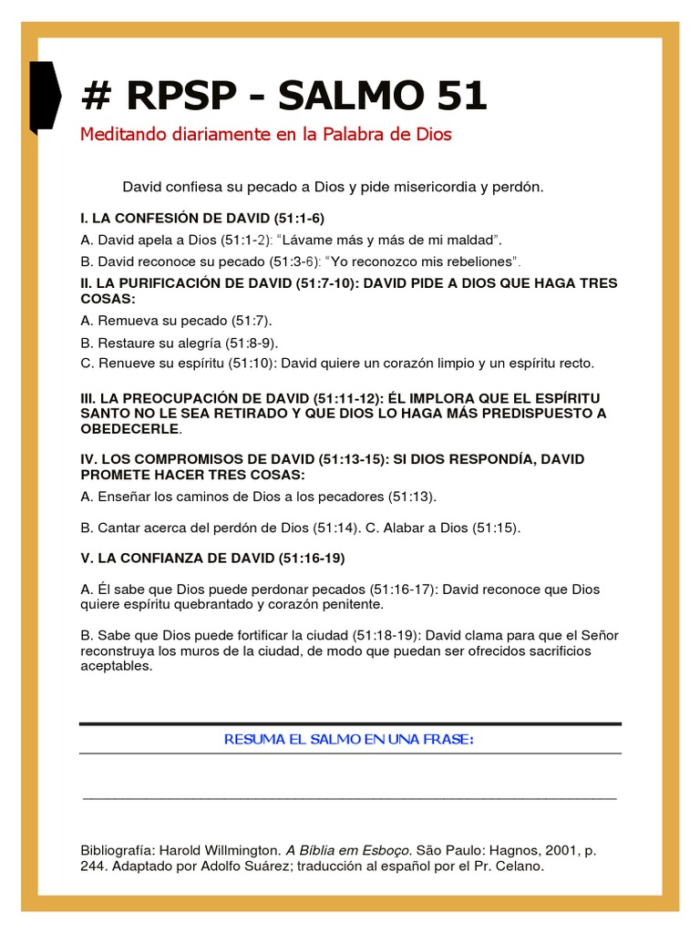Salmo 51 - Esp | PDF