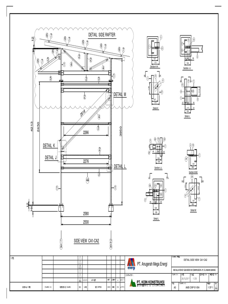 Rafter Section Detail Overview | PDF