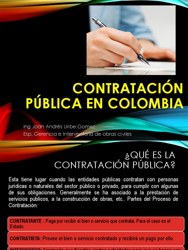 Contratacion Publica en Colombia | PDF | Estado (política) | Economias