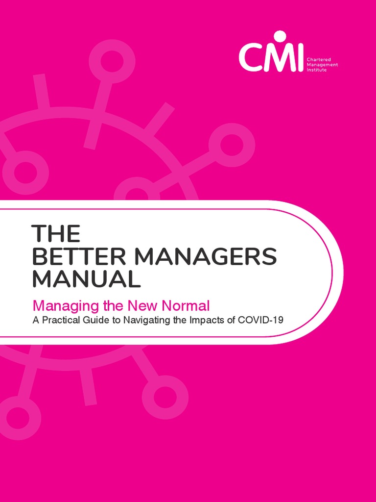 The Better Managers Manual - Leading through COVID19 | PDF ...