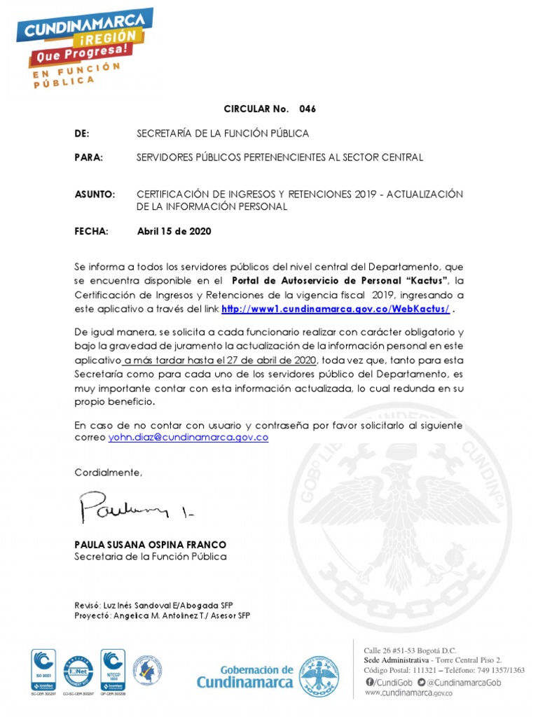 Circular No. 46 | PDF