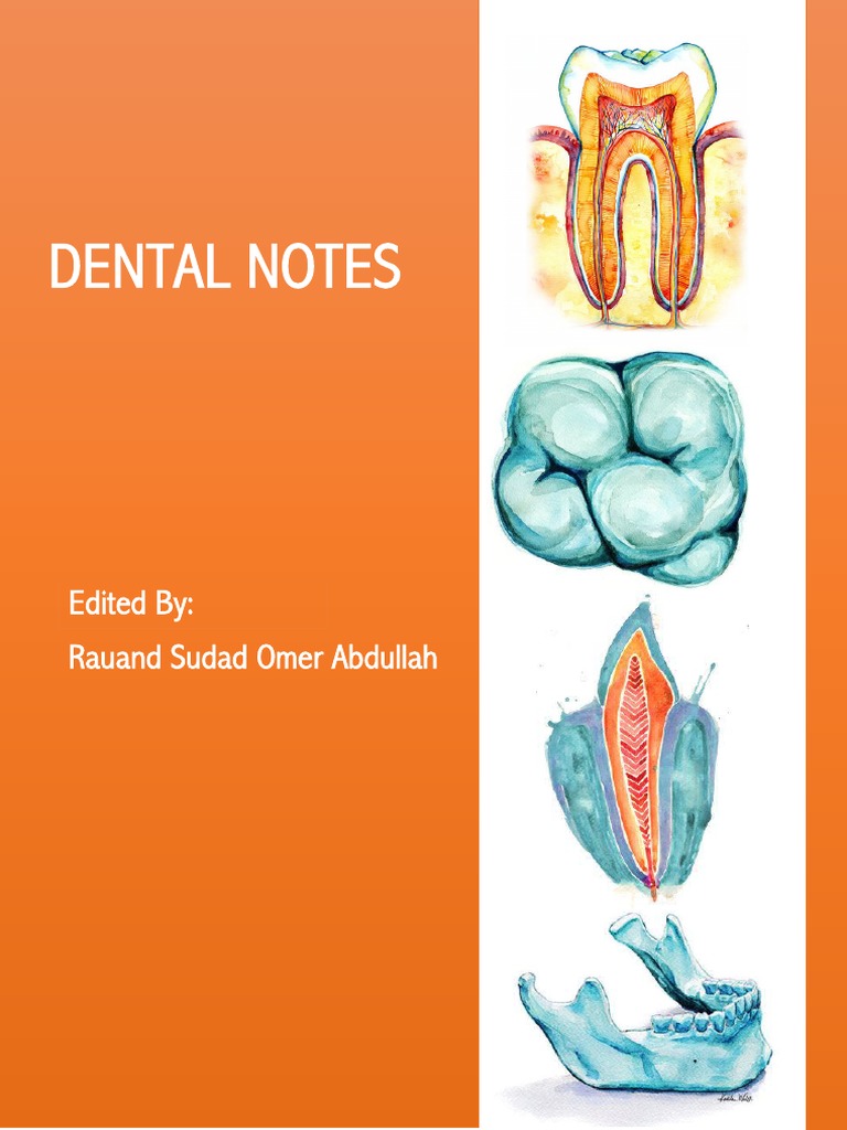 Dental Notes PDF | PDF | Periodontology | Human Head And Neck