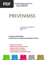 Chequeo Prevenimss | PDF | Asistencia sanitaria preventiva | Enfermería