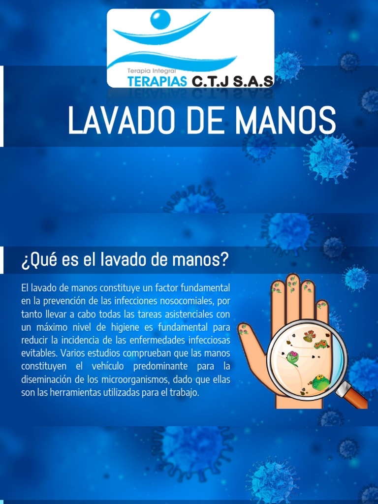 Lavado de Manos PDF | PDF | Lavado de manos | Especialidades Medicas