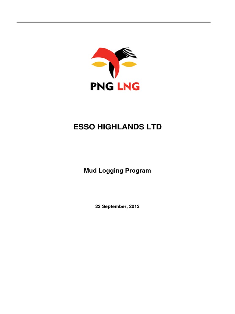 Development of the Hides Gas Field: Mud Logging Reporting Requirements ...