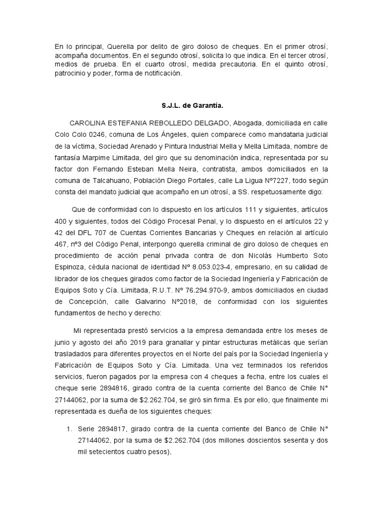 Giro Doloso Cheque | PDF | Derecho penal | Cheque