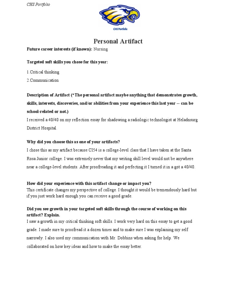 Personal Artifact 2 | PDF