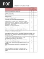 SKALA MORSE (Pengkajian Risiko Jatuh) | PDF