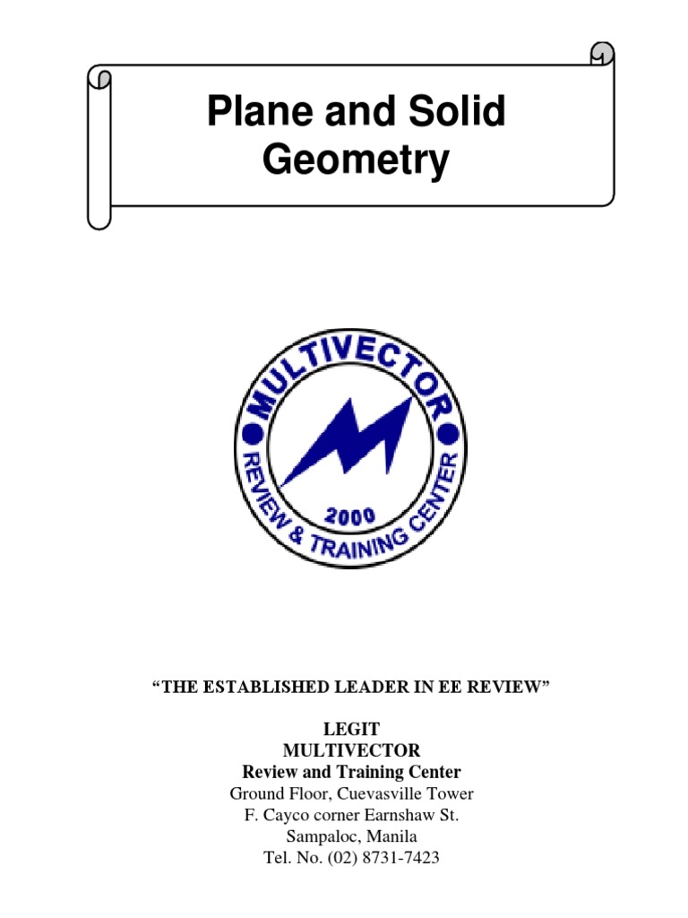 Plane and Solid Geometry PDF | PDF | Sphere | Triangle