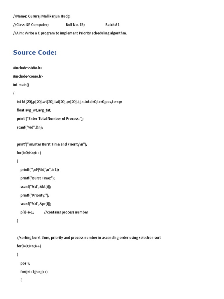 Priority | Download Free PDF | Software | Computer Architecture