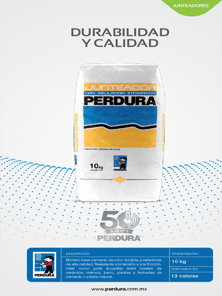 Junteador Con Sellador Integrado | PDF | Cemento | Color