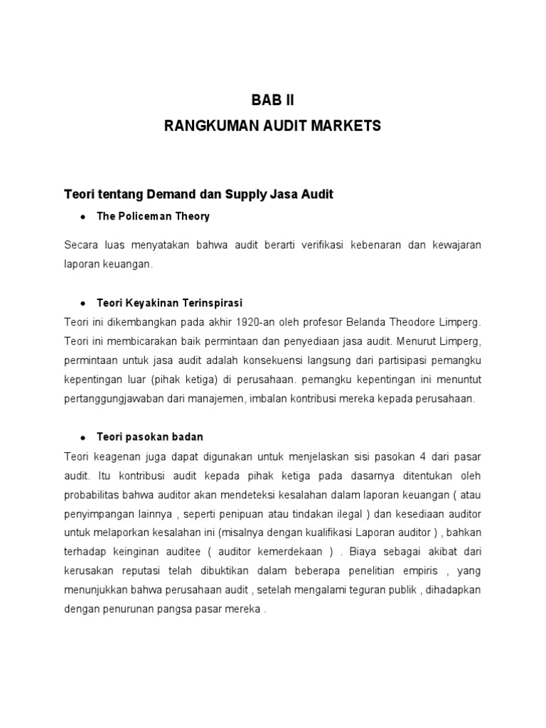 Audit Bab 2 | PDF