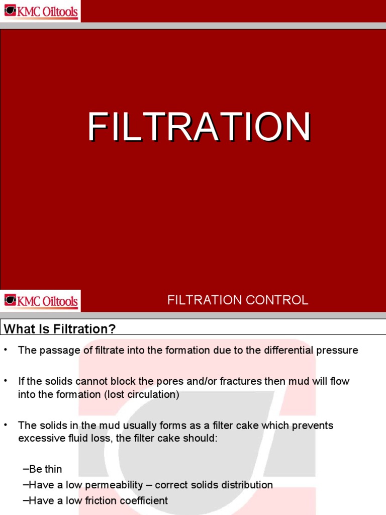 Filtration Control | PDF | Filtration | Permeability (Earth Sciences)