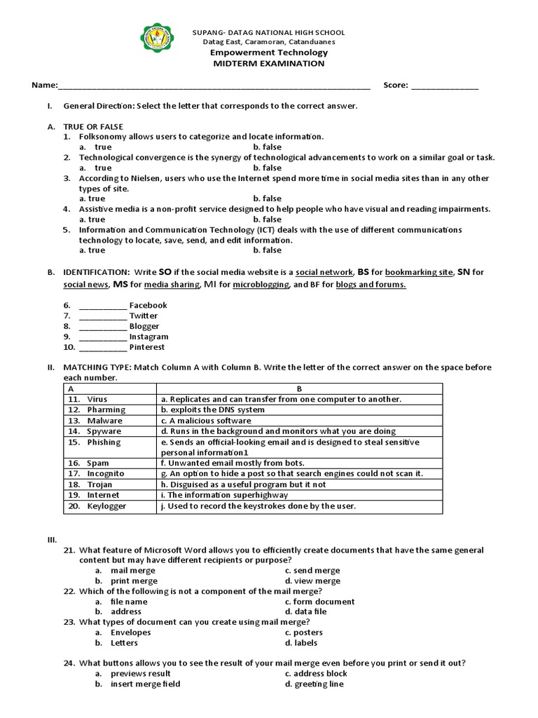 EMTECH | PDF | Malware | Mail