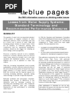 IWA Water Balance and Loss Evaluation | PDF | Water | Hydrology