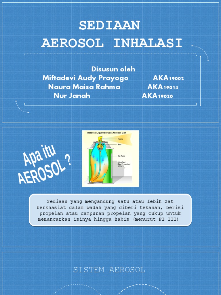 T.3 Sediaan Aerosol Inhalasi | PDF