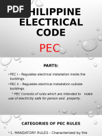 Philippine Electrical Code | PDF | Electrical Wiring | Building Engineering