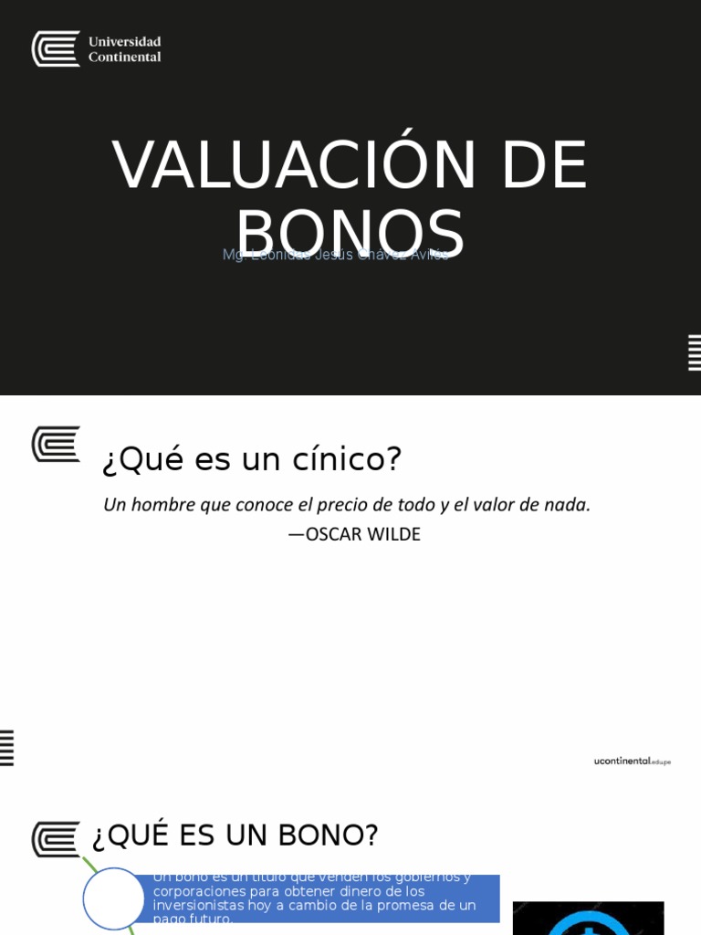 Sesión 3 Valuacion de Bonos. | PDF | Bonos corporativos | Cupón