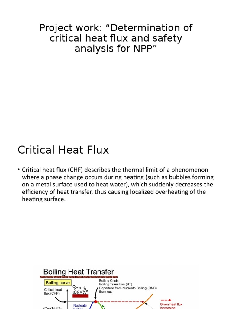 Determination of CHF & Safety Analysis | PDF | Nuclear Fuel ...