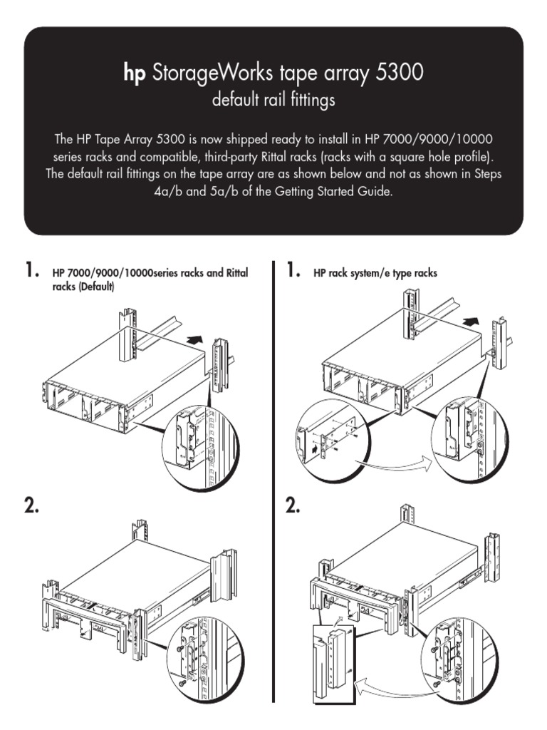 Installing the HP Tape Array 5300: A Step-by-Step Guide | PDF ...