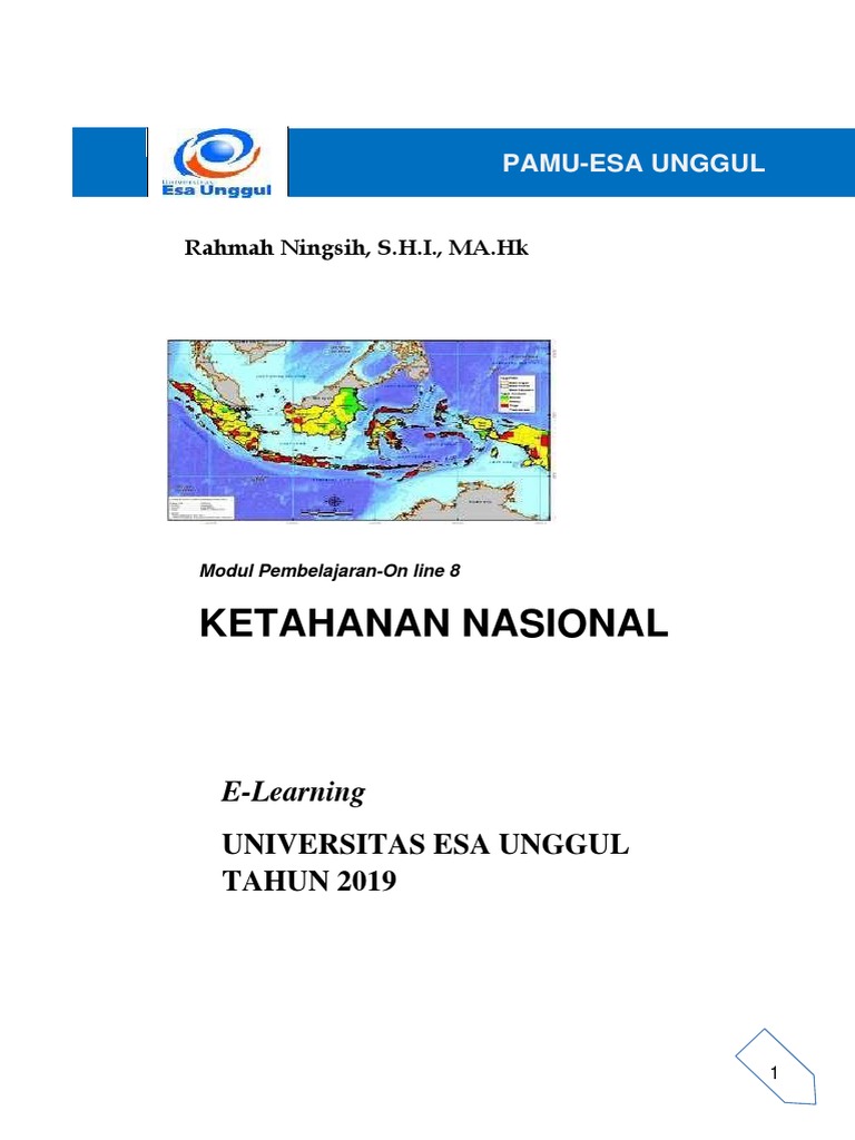 Modul KWN 08 Ketahanan Nasional PDF | PDF
