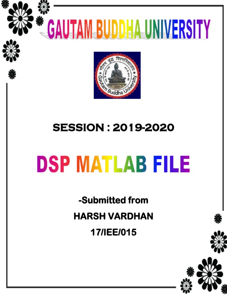 Simulation and Analysis of Digital Signal Processing Filters Using MATLAB | PDF | Digital Signal ...