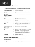 MRD Checklist: All Patient Sr. No. IPD Responsibilities | PDF | Surgery ...