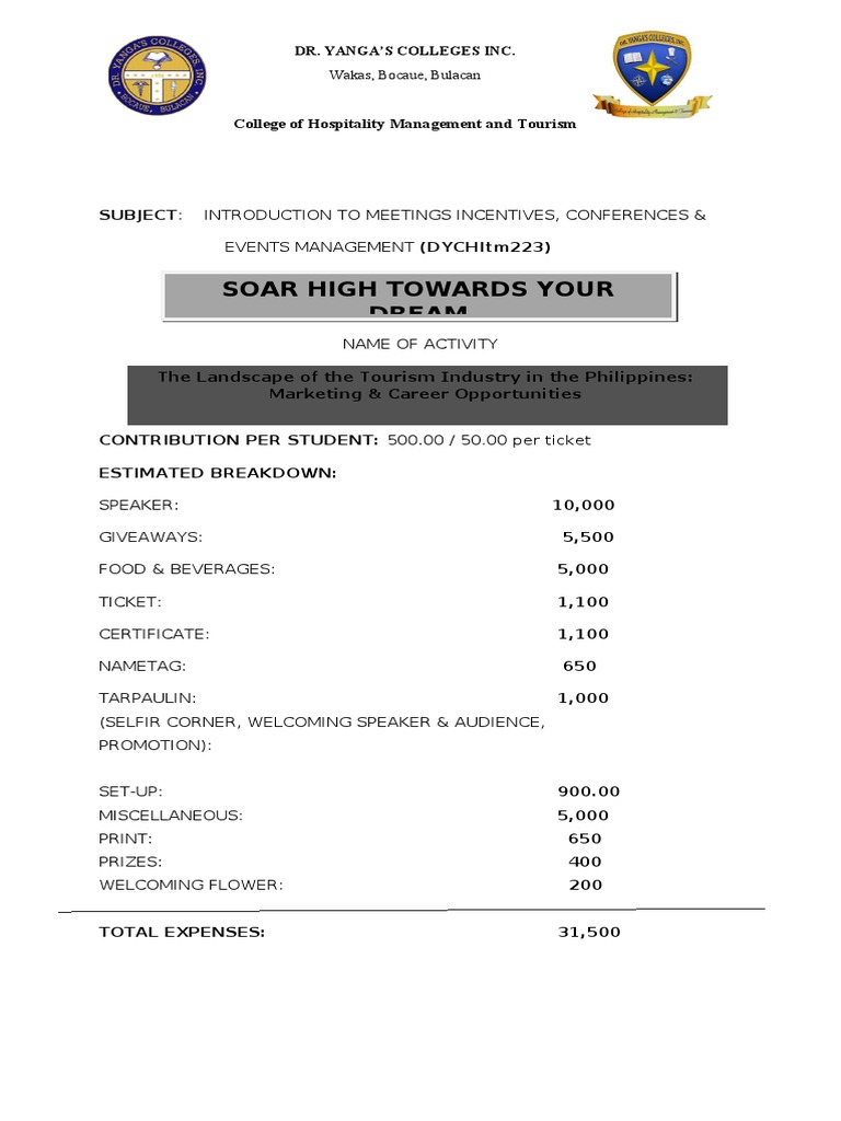 Letter For Budget | PDF