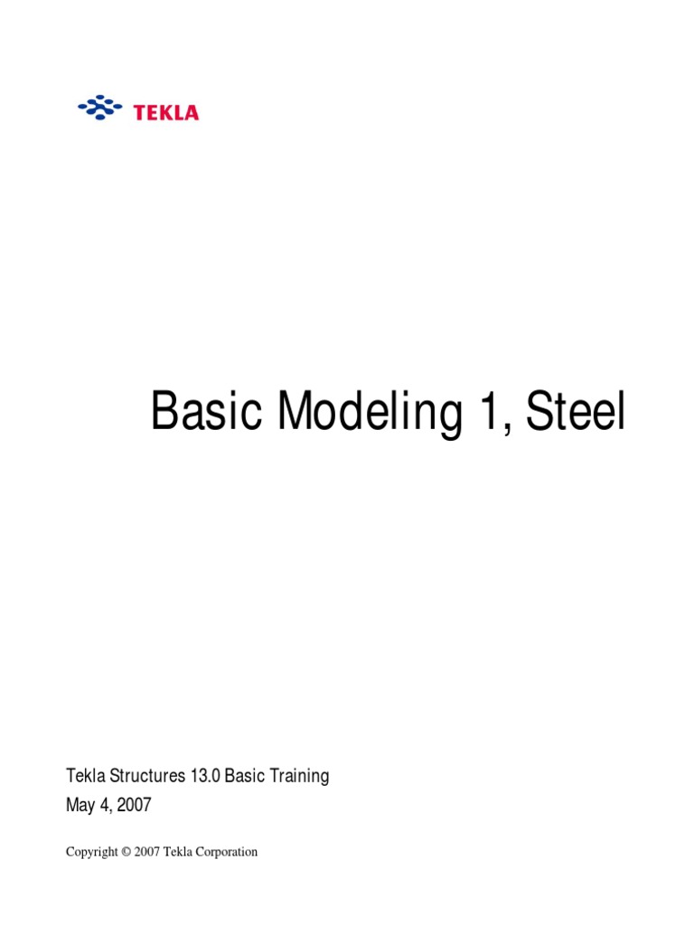 Lesson1 Basic Modeling 1 Steel | PDF | Menu (Computing) | Dialog Box