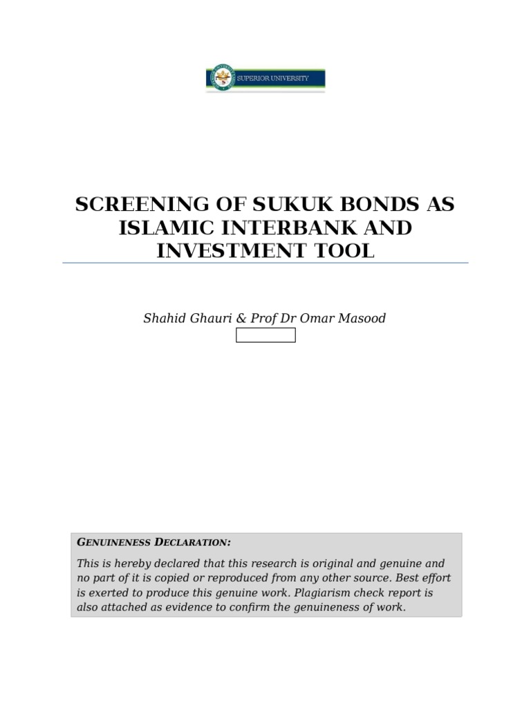 Challenges - To - Sukuk - Bonds - As - Mode - of - Isl 2 | PDF ...