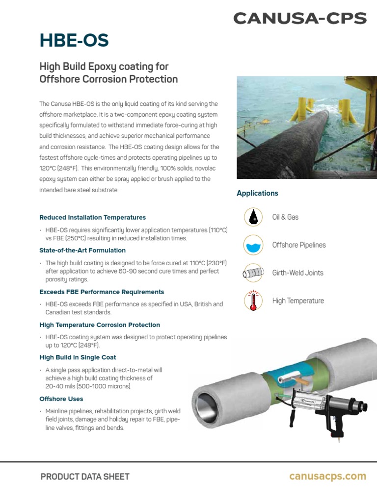 Hbe-Os: High Build Epoxy Coating For Offshore Corrosion Protection ...