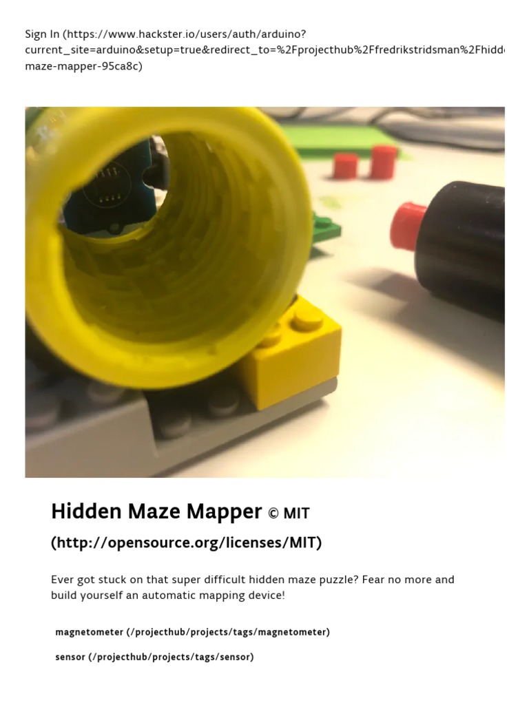 Hidden Maze Mapper - Arduino Project Hub | PDF | Computer Engineering ...
