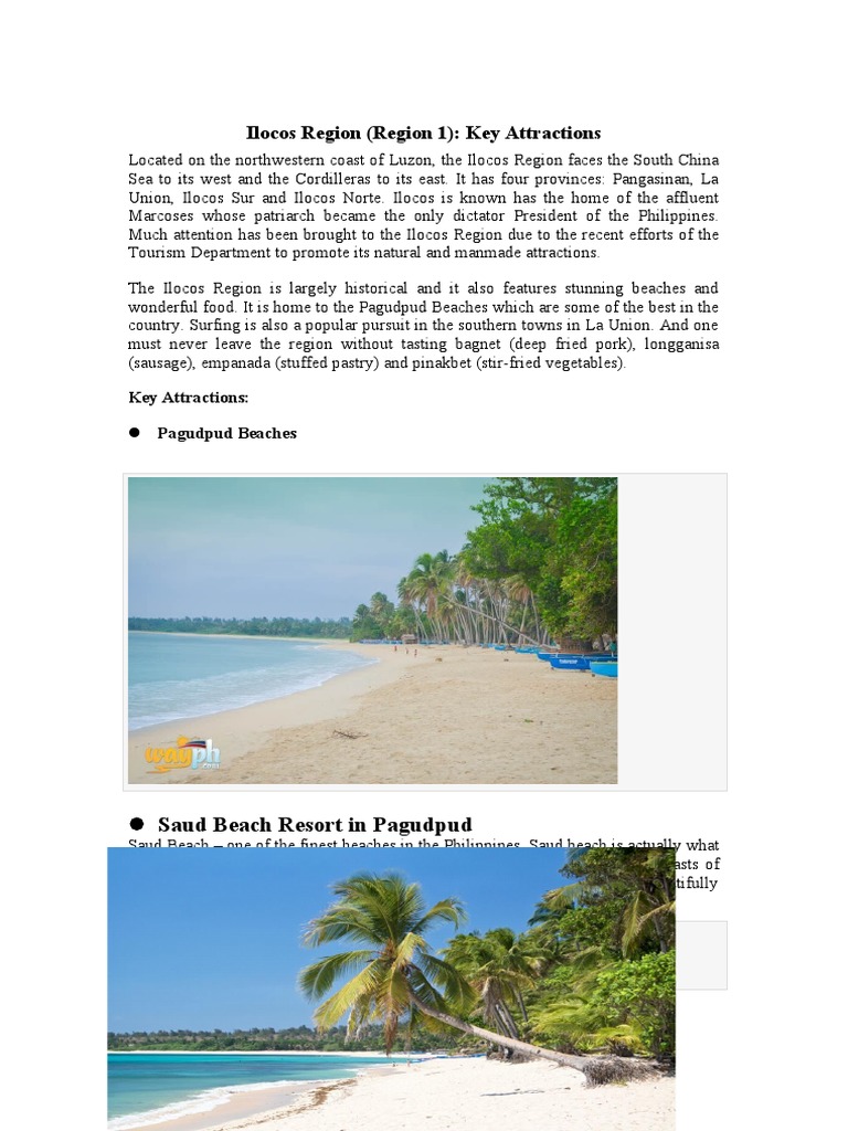 Region I - Ilocos Region | PDF | Nature