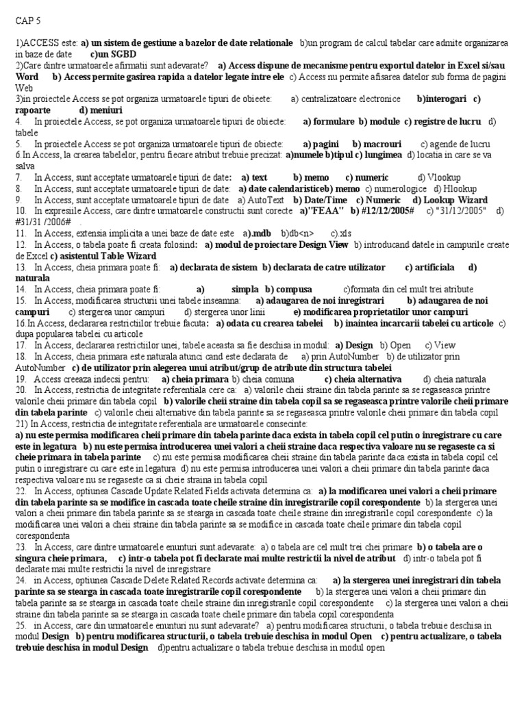 Test Isa Cap 5 6 | PDF