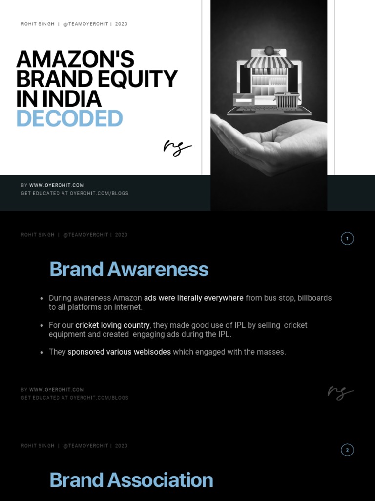 Amazon's Brand Strategy in India | PDF | Brand | Influence (Social And ...