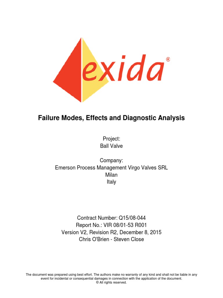 Certificate Exida Certificate Fmeda Virgo Europe en 86996 PDF | PDF ...