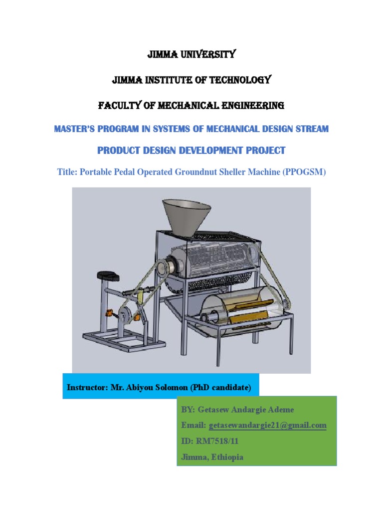 PDD by Getasew PDF | PDF | Engineering Design Process | Belt (Mechanical) PDD by Getasew PDF | PDF | Engineering Design Process | Belt (Mechanical)