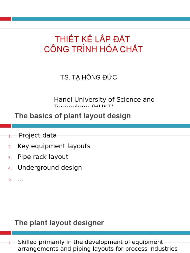 C1 The Basic of Plant Layout Design - Process Plant Layout and Piping ...