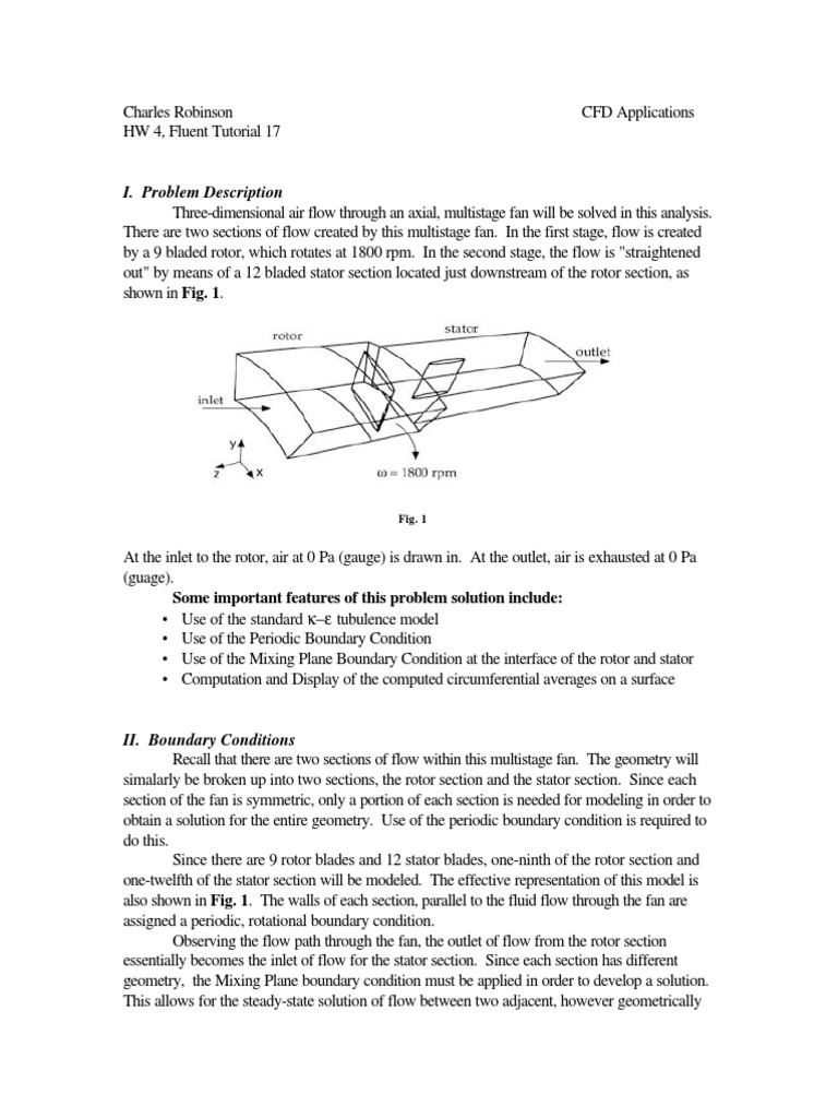 I. Problem Description: Some Important Features of This Problem ...
