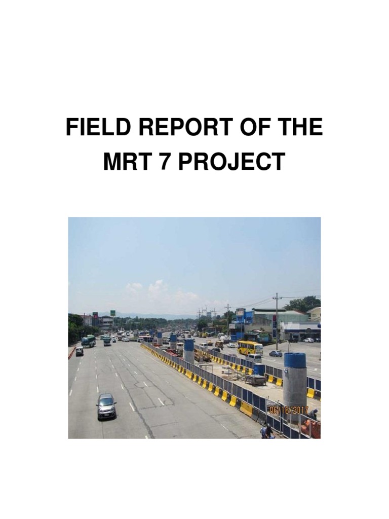 MRT-7 Project | PDF | Track (Rail Transport) | Transport