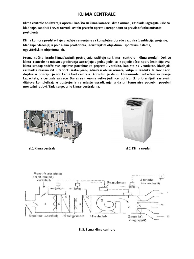 Klima Centrale | PDF