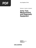 Army TMDE Calibration Guide | PDF | Calibration | Metrology