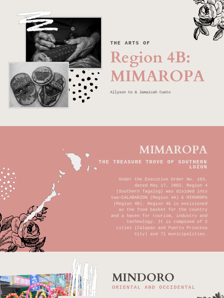 Region 4B: Mimaropa: The Arts of | PDF | Writing | Paintings