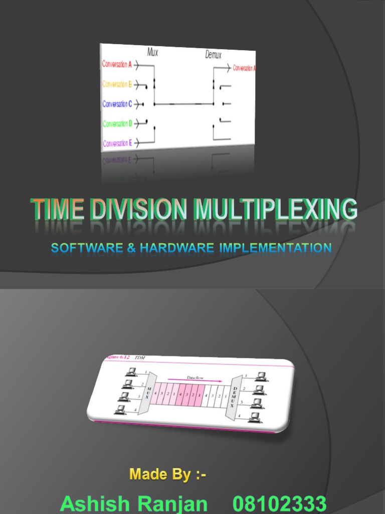 Time Division Multiplexing | PDF | Multiplexing | Electrical Circuits