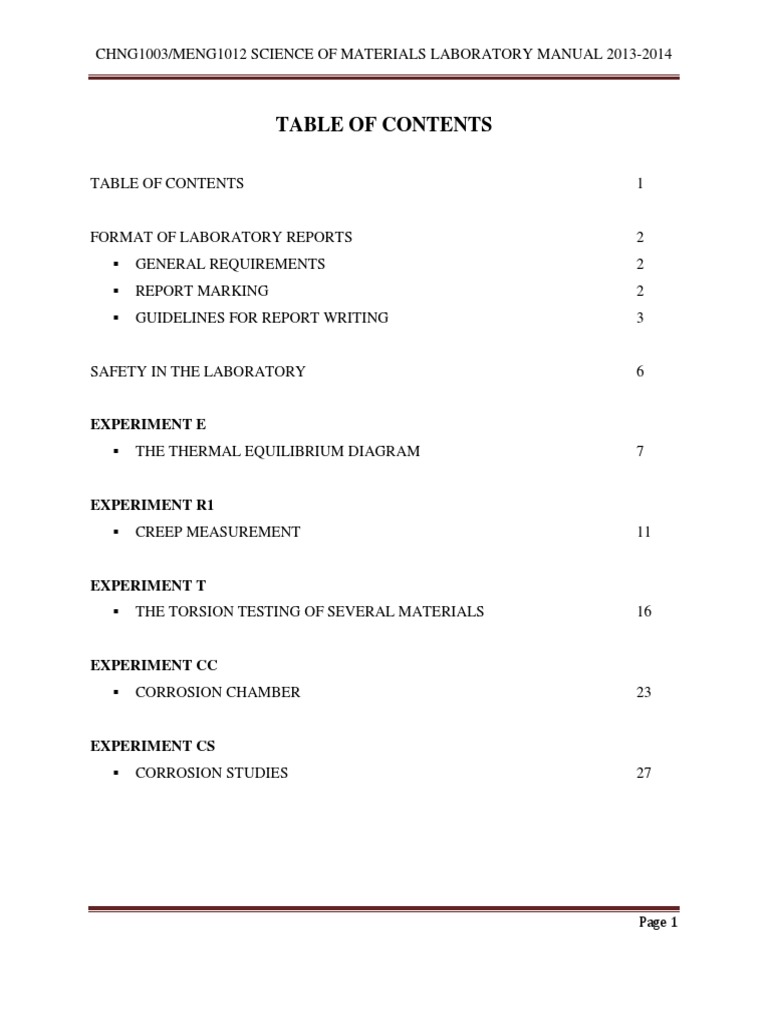 Sci. Mat. Lab Script 2013-2014 From Allan Edited AM PDF | PDF | Corrosion | Deformation ...